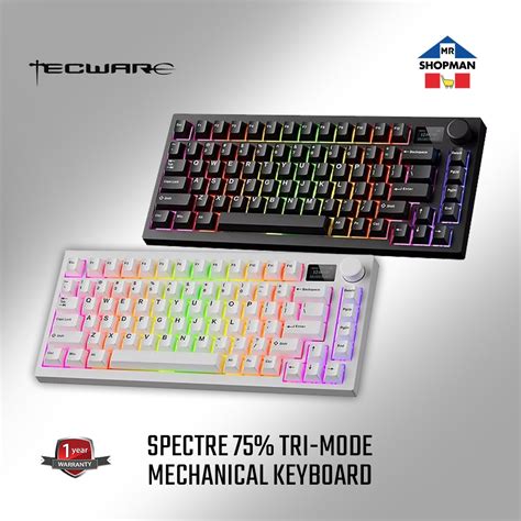 Tecware Spectre 75 LCD Tri Mode Mechanical Keyboard Shopee Philippines