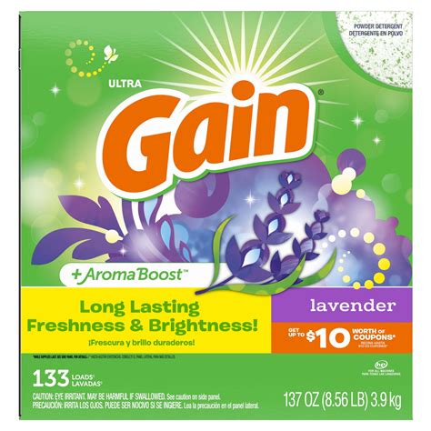 Brandclub Gain Powder Laundry Detergent Lavender Scent 137 Oz 133