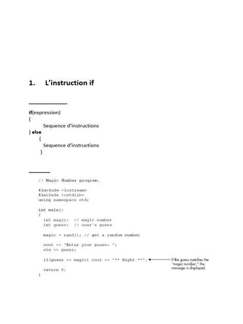 Chap3 Structures De Controle Pdf