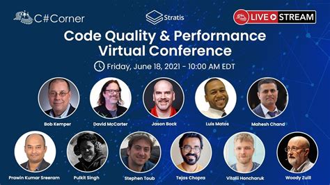 code quality and performance virtual conference 2021