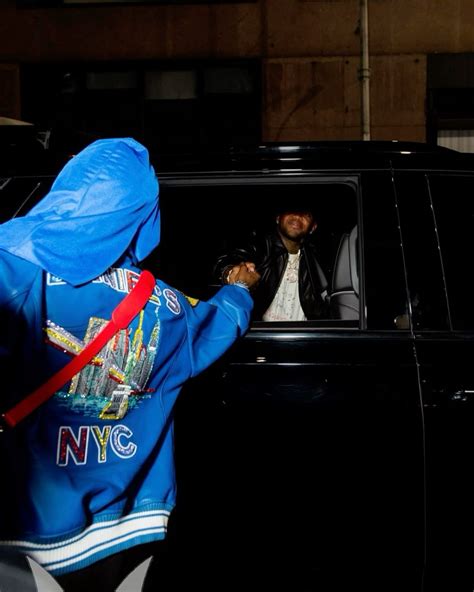 Playboi Carti And Mustard In Nyc Carti Trench Coat Playboi Carti