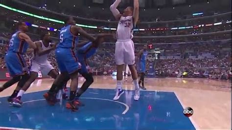 Serge Ibaka Hits Blake Griffin In The Nuts Again Youtube