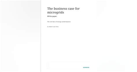 Energy Modernization Through Microgrids Microgrid Knowledge