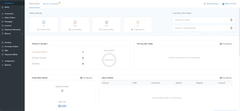 Zoho Inventory Overview Zenatta Consulting