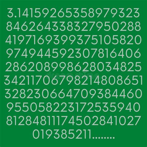 Value Math Number Pi Stock Illustration Illustration Of Screenshot