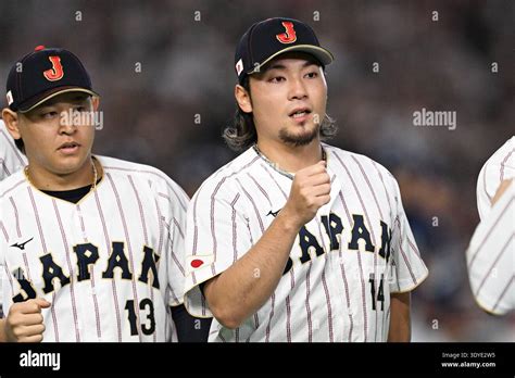 L R Hiroya Miyagi Jpn Hiromi Itoh Jpn March 7 2026 Baseball