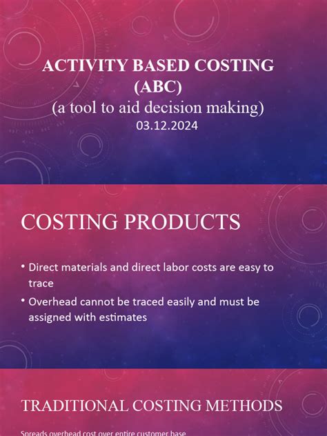 03 12 2024 Activity Based Costing Pdf Business Economies