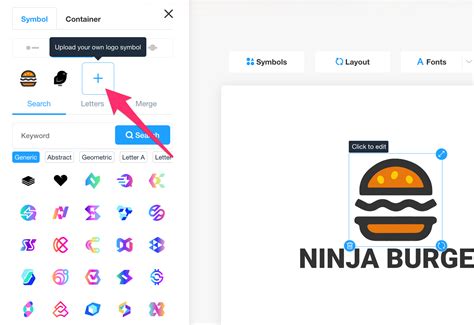 Upload Your Own Symbol To Design A Logo With LogoAI LogoAI