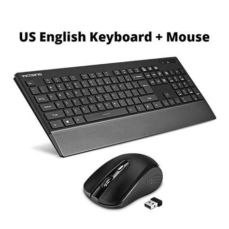 Wireless Keyboard And Mouse Combo 104 Keys Keyboard With Chiclet Keys Electronicshypermarket