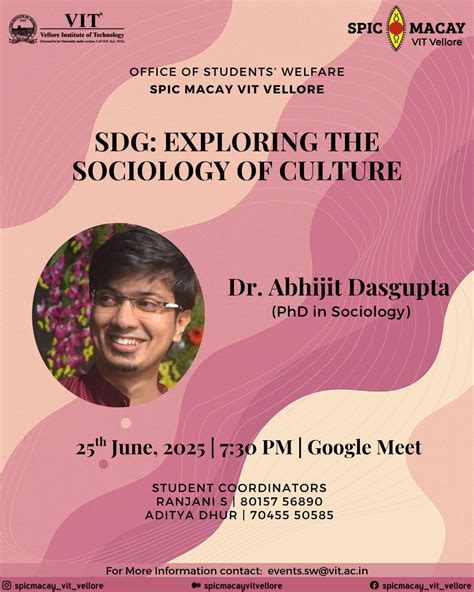 Happy For This One Thanks Spic Macay Vit Vellore Dr Abhijit Dasgupta