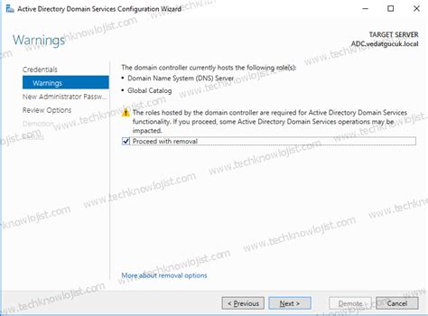 Windows Server 2016 Additional Domain Controller Kaldırma Teknoloji