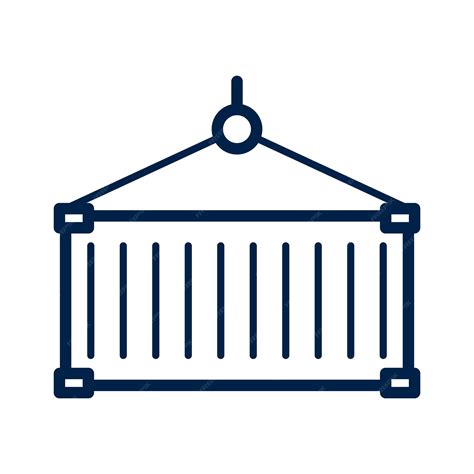 Premium Vector Container Icon Logistic And Delivery Sign Vector