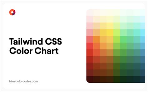 Tailwind Color Chart Html Color Codes