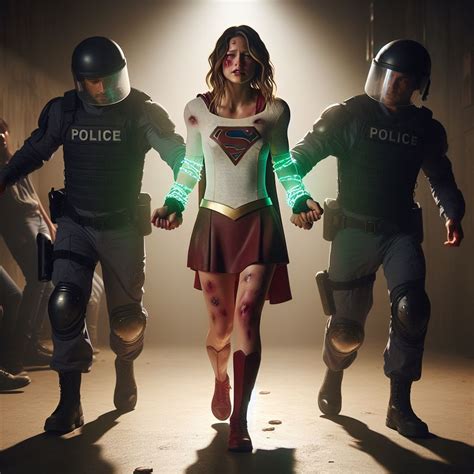Supergirl Arrested By Darkarts2023 On Deviantart