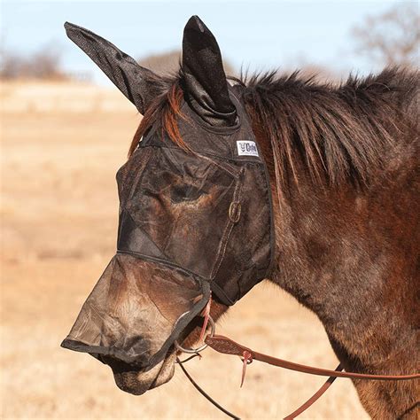 Cashel Crusader Mule Fly Mask With Long Nose And Ears