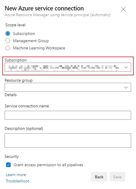 Powershell Azure Devops Azure Resource Manager Arm Service Connection Stack Overflow