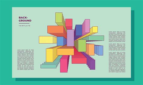 Geometric Rectangular Layer Background Template Copy Space For Poster Banner Or Art Related