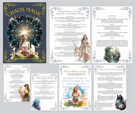 Chaos Magic Printable Pdf Guide For Sigil Creation Rituals And