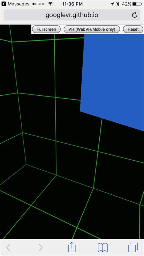Basic Example Hide The Buttons When Vr Mode Is Entered On Ios · Issue 83 · Immersive Web