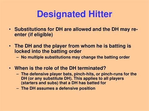 Baseball Substitution Rules At Charlotte Thrower Blog