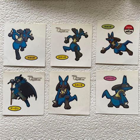 포켓몬 ポケモンシール ルカリオ アーロン セット 위시버킷