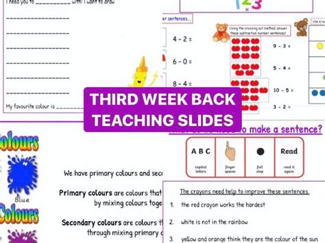 Back To School Teaching Slides Week 3 Teaching Resources