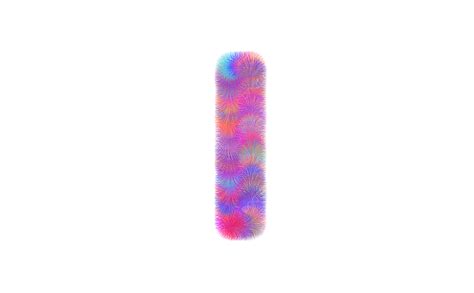 Colorful Font From Fur Alphabet Abc Language Wool Decorative Png