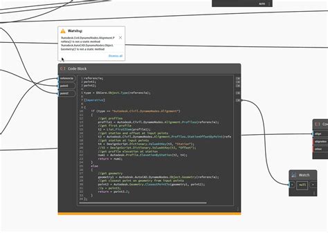 Static Methods In Imperative Block Designscript Dynamo