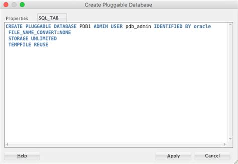 Diversas possibilidades de criação de banco de dados Parte Oracle Brasil