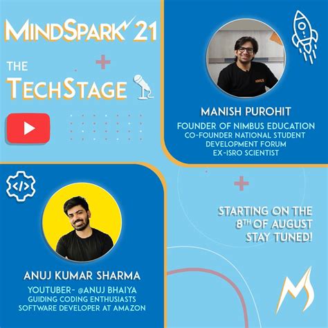 Coep Mindspark On Linkedin Techstage Interaction Series Youtube Youtubers Mindspark Coep