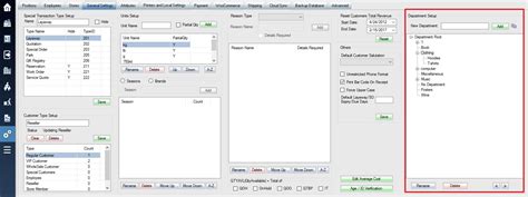 Department Setup Woopos Support