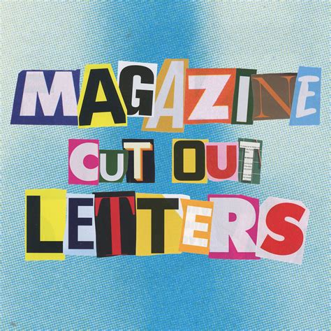 Magazine Cutout Letters Font Elevate Design With Retro Typography