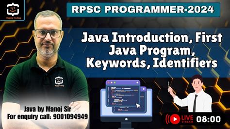 1 Mcq Solution Java Introduction First Java Program Keywords Identifiers By Manoj Sir
