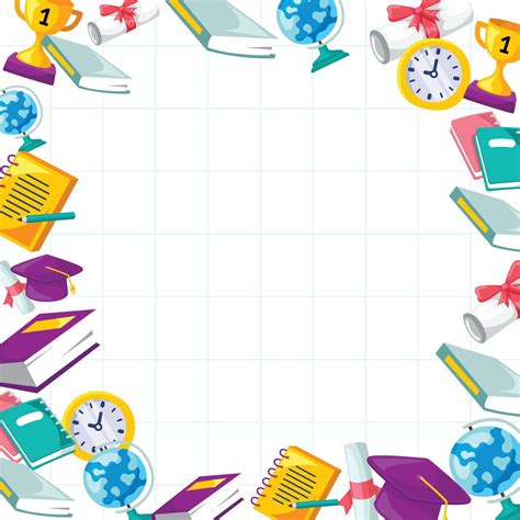 Frame Education School Background Design 38048369 Vector Art At Vecteezy
