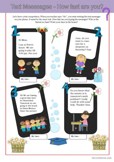 80 Messages English Esl Worksheets Pdf And Doc 80 Messages English Esl Worksheets Pdf And Doc