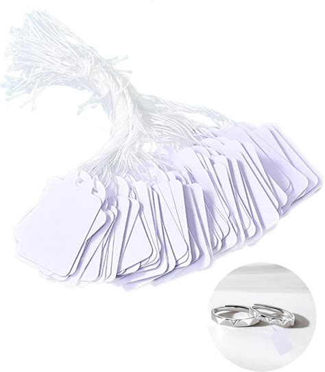 Amazon 値札 タグ プライスタグ 値札タグ ラベル 価格タグ プレゼント単語カード 商品タグ 小 糸付き衣類 宝石 アクセサリー ジュエリー 腕時計 装飾用 ジュエリーラベル