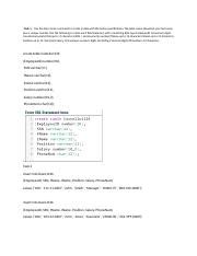 SQL Query Practice Creating Tables And Filtering Data Course Hero