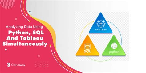 learn python sql and tableau for data analysis clarusway posted on