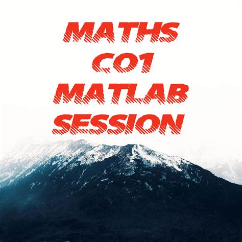 Matlab Maths Co 1 Sessions Klu 24