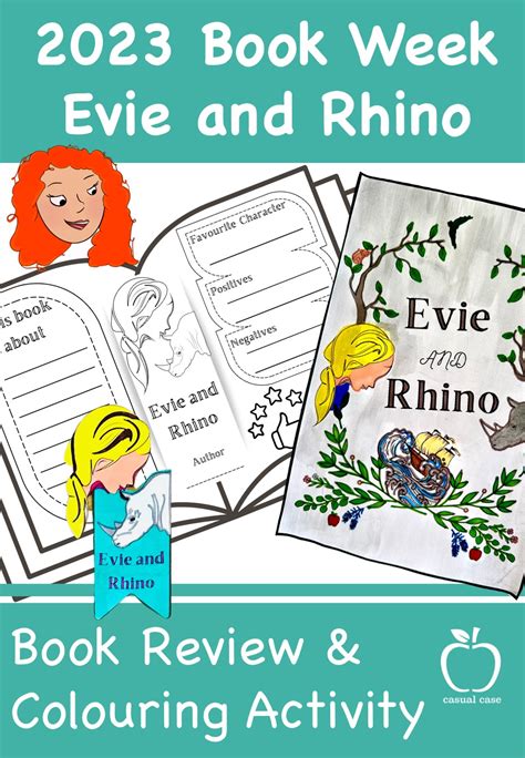 Book Week Activities For Evie And Rhino Casual Case