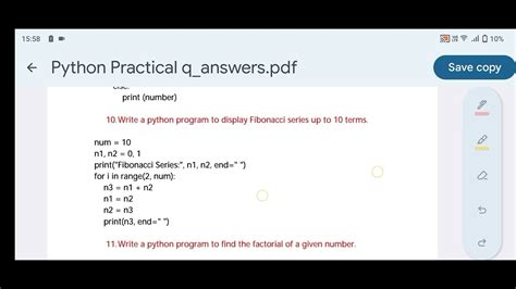 Ai Class 10 Practical Filecbse Python Coding Class10 Pw Youtube