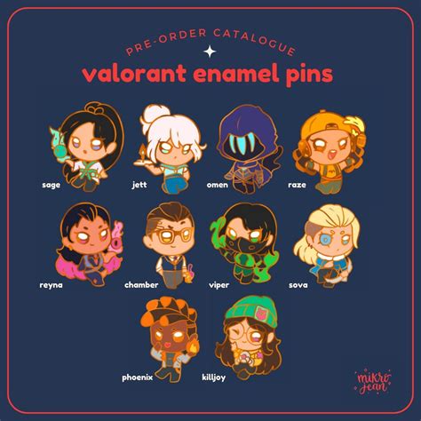 Valo Cutie Enamel Pins [pre Order] Valo Merch Gaming Merch Gaming