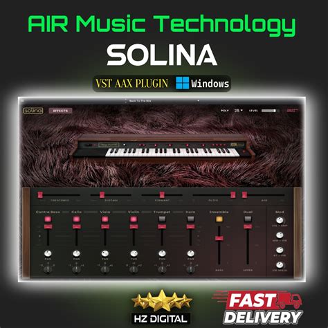 AIR Music Technology SOLINA Midi Keyboard Synth Effect VST Plugin For Windows Full Version
