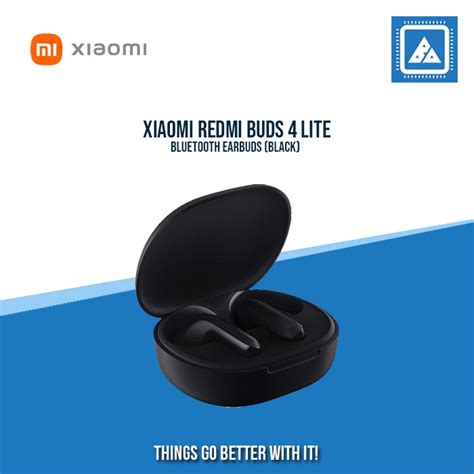 XIAOMI REDMI BUDS 4 LITE BLUETOOTH EARBUDS (BLACK) – BlueArm Computer Store