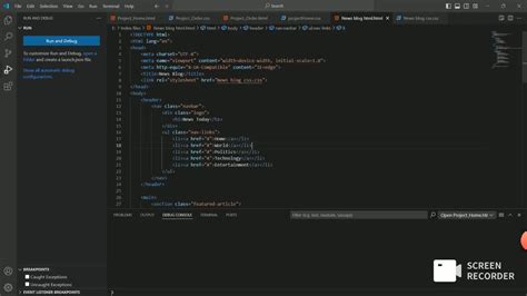 piyush mohod on linkedin news blog web design by using html css