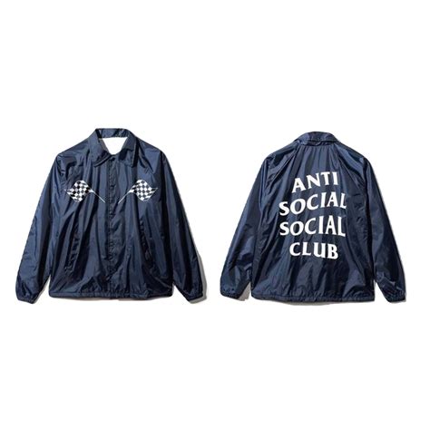 Assc X Period Correct Coach Jacket Navy Grails Sf