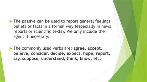 Passive Reporting Verbs Pptx