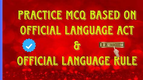 Know Official Language Act Section33 Practice Mcq Based On Official