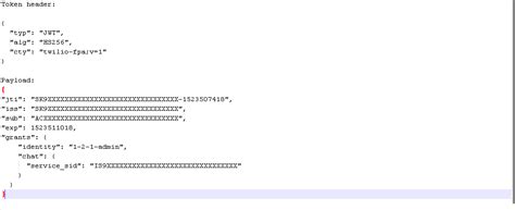 Twilio Chat The Authorization With Token Failed In Javascript Sdk