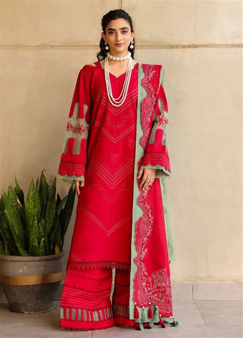 Sahane Embroidered Lawn Suits Unstitched 3 Piece Sne25il Ct 21008